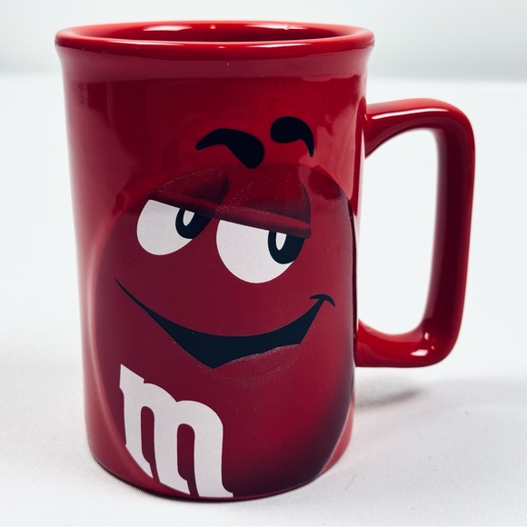 M&M'S | Dining | Nwob 3d Red Mm Coffee Cup Collection Mug | Poshmark